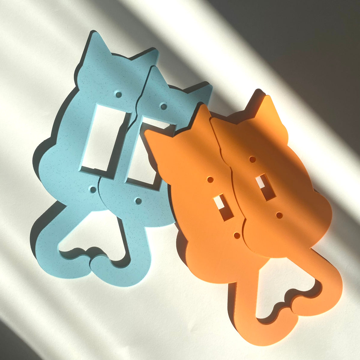 Cat Light Switch Cover (Double) – Leela Made